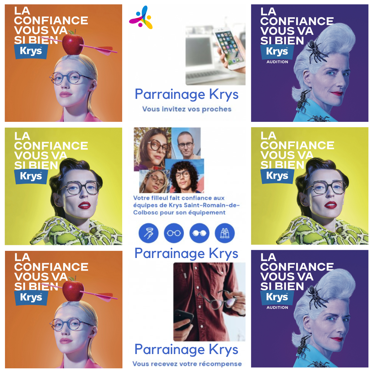 Campagne de parrainage : Les résultants impressionnants de Krys - We ...
